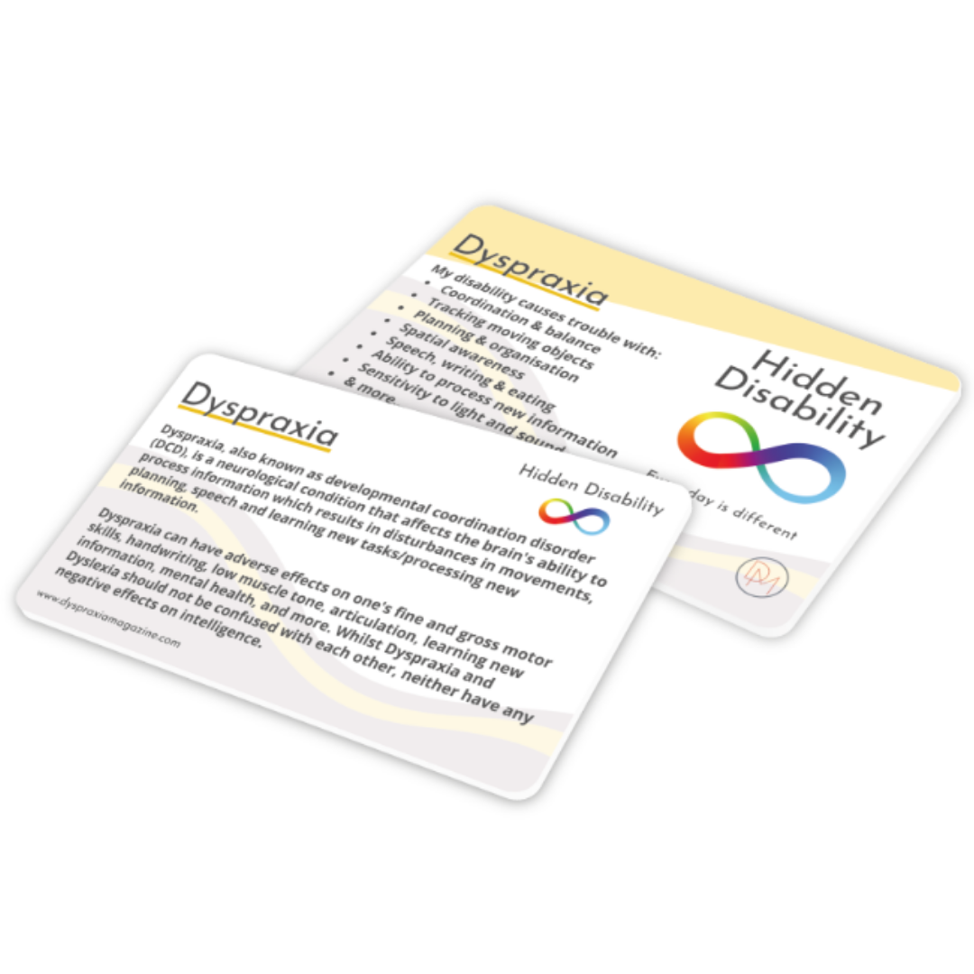 Dyspraxia Awareness Card – Dyspraxia Magazine